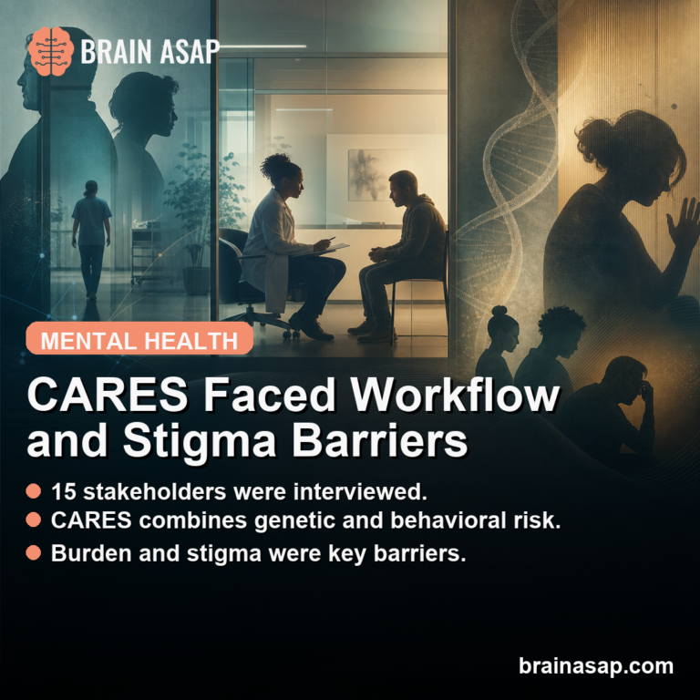 CARES Addiction Risk Tool Faced Workflow and Stigma Barriers - Brain ASAP