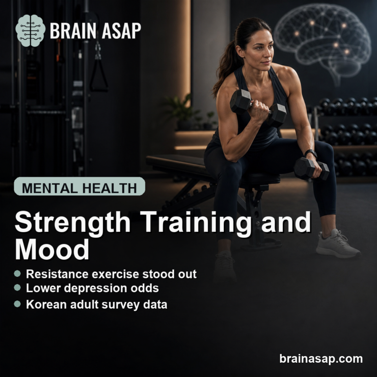 Resistance Exercise Linked to Lower Depression and Anxiety Scores